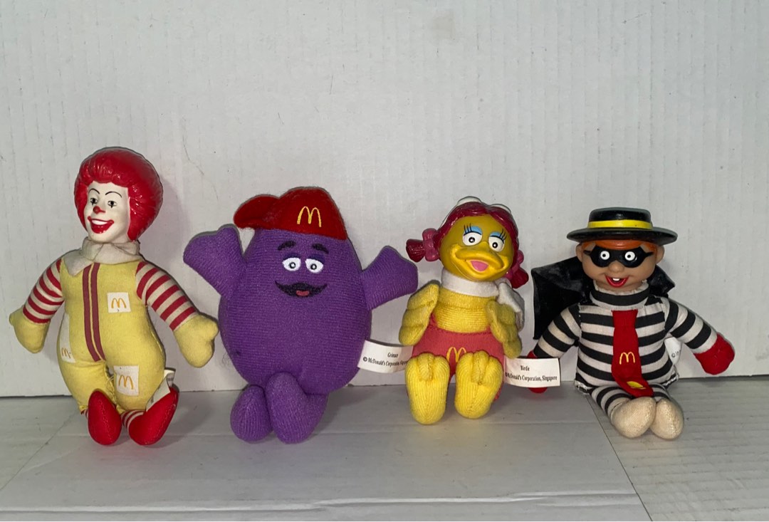 Vintage McDonald’s Ronald McDonald, Grimace, Hamburglar & birdie ...