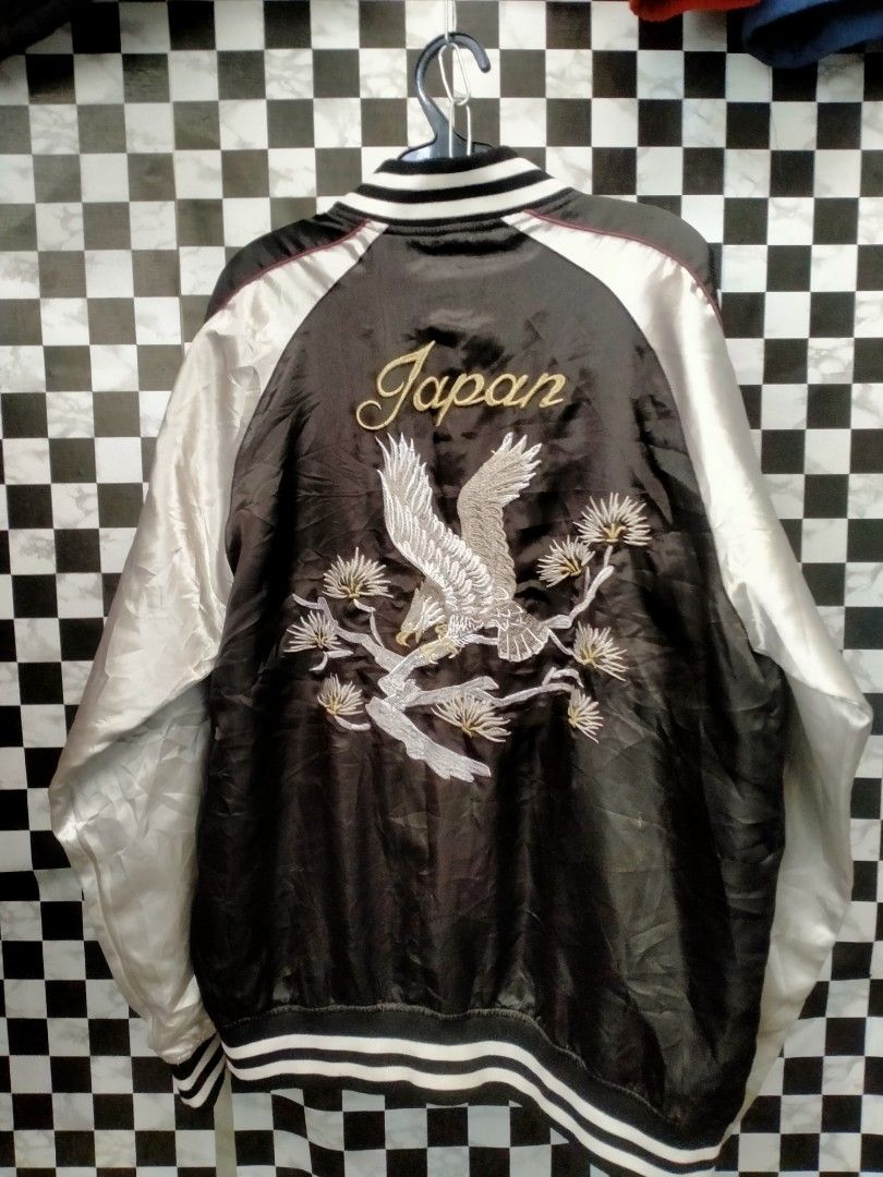 VINTAGE SUKAJAN JACKET EAGLE, Men's Fashion, Coats, Jackets and ...
