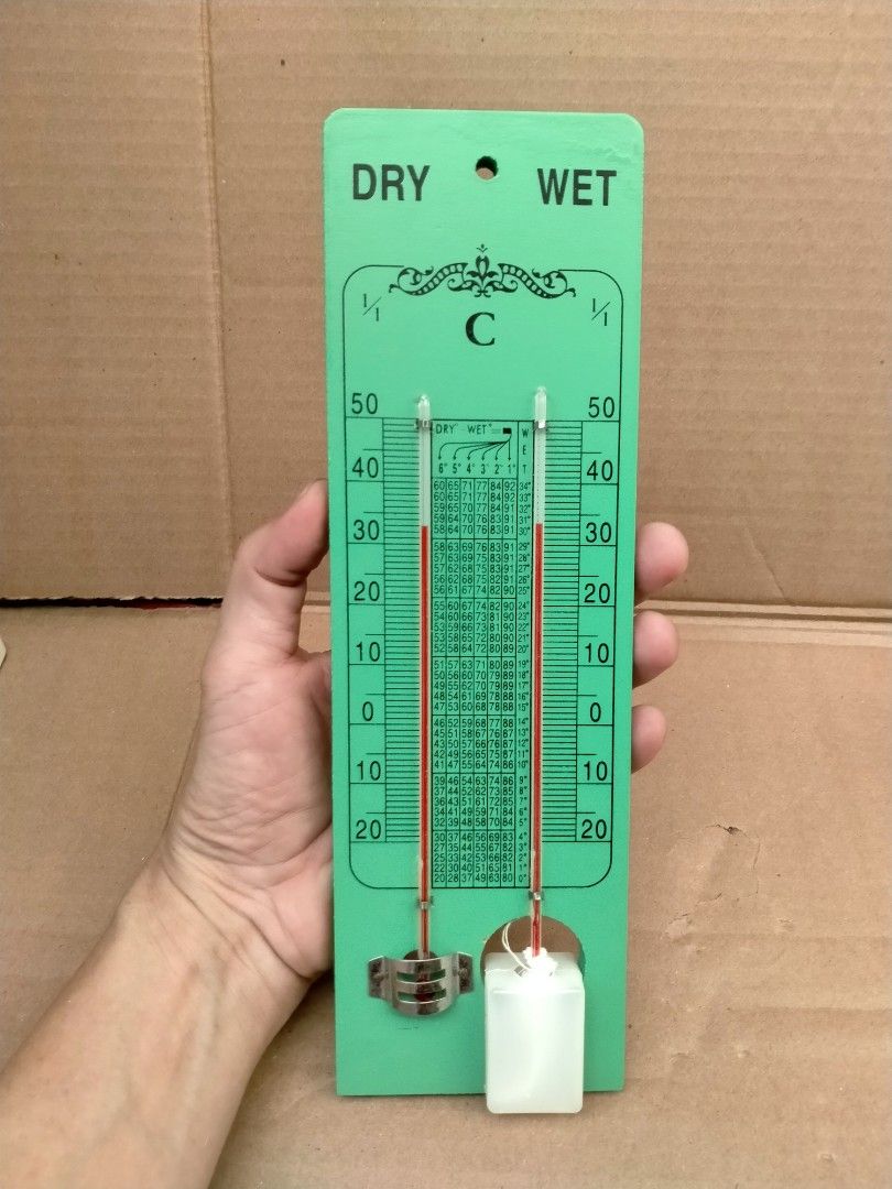 Wet and Dry Bulb Thermometer Masons Hygrometer - IMPA 370251 ...
