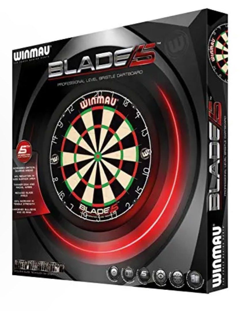 winmau Blade 5 Bristle Dartboard, Sports Equipment, Sports & Games ...