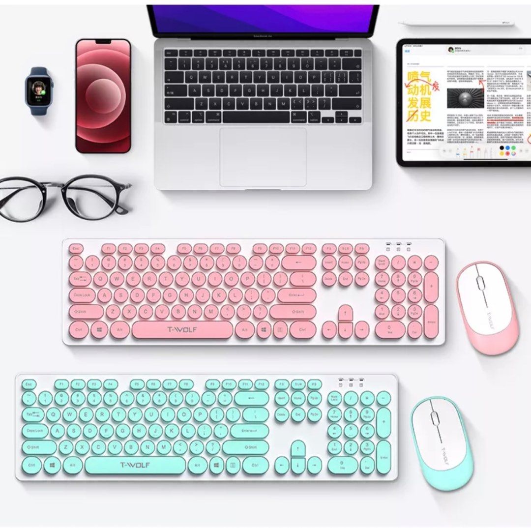 Wireless keyboard and mouse, Computers & Tech, Parts & Accessories ...