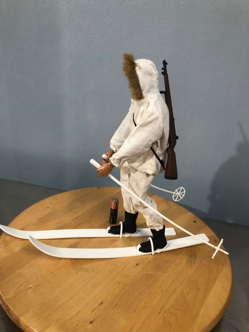 WW2 ski trooper action figure 2001 on Carousell