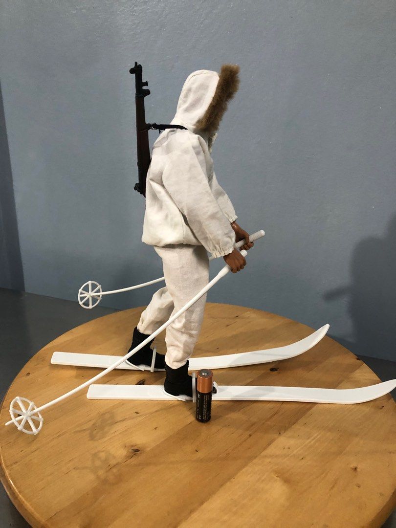WW2 ski trooper action figure 2001 on Carousell