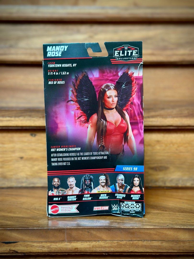 WWE Mandy Rose (Elite 98) / Mattel Wrestling Action Figure / Wrestler ...
