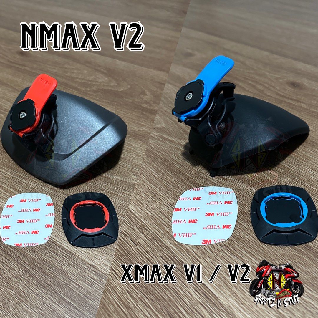 Xmax v1 v2 Nmax Phone Mount with Damper Quadlock, Motorcycles ...