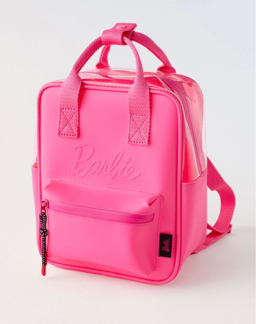 ZARA X BARBIE MATTEL RUBBERISED MINI BACKPACK, Women's Fashion, Bags ...