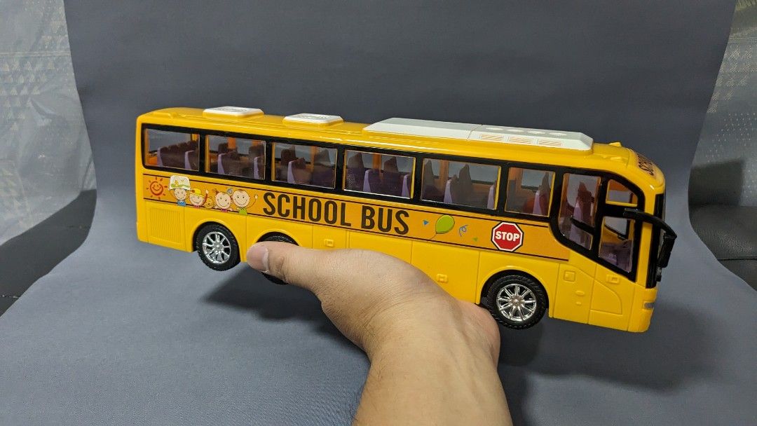 11inches Powered friction school bus on Carousell