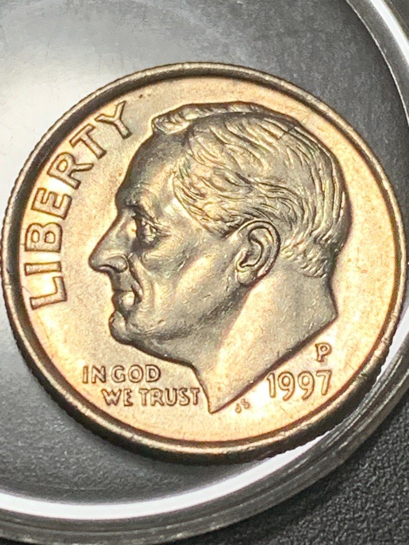 1997 Roosevelt Dime (full bands/torch) on Carousell