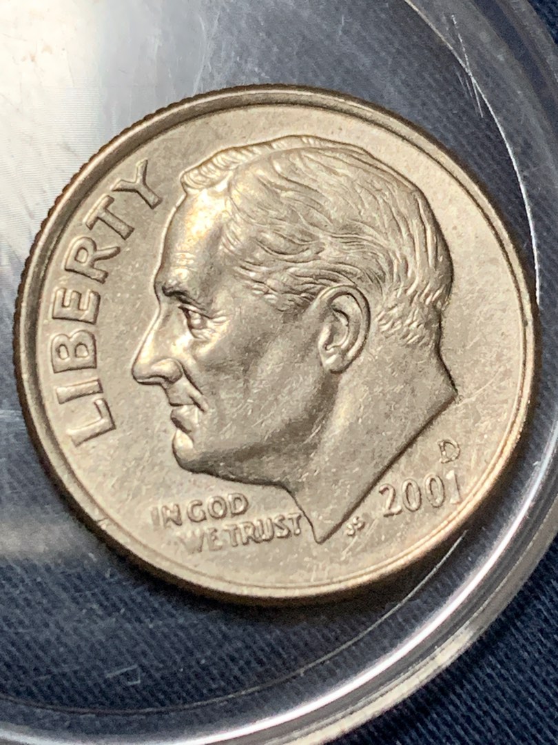 2001 D Roosevelt Dime, Hobbies & Toys, Memorabilia & Collectibles ...