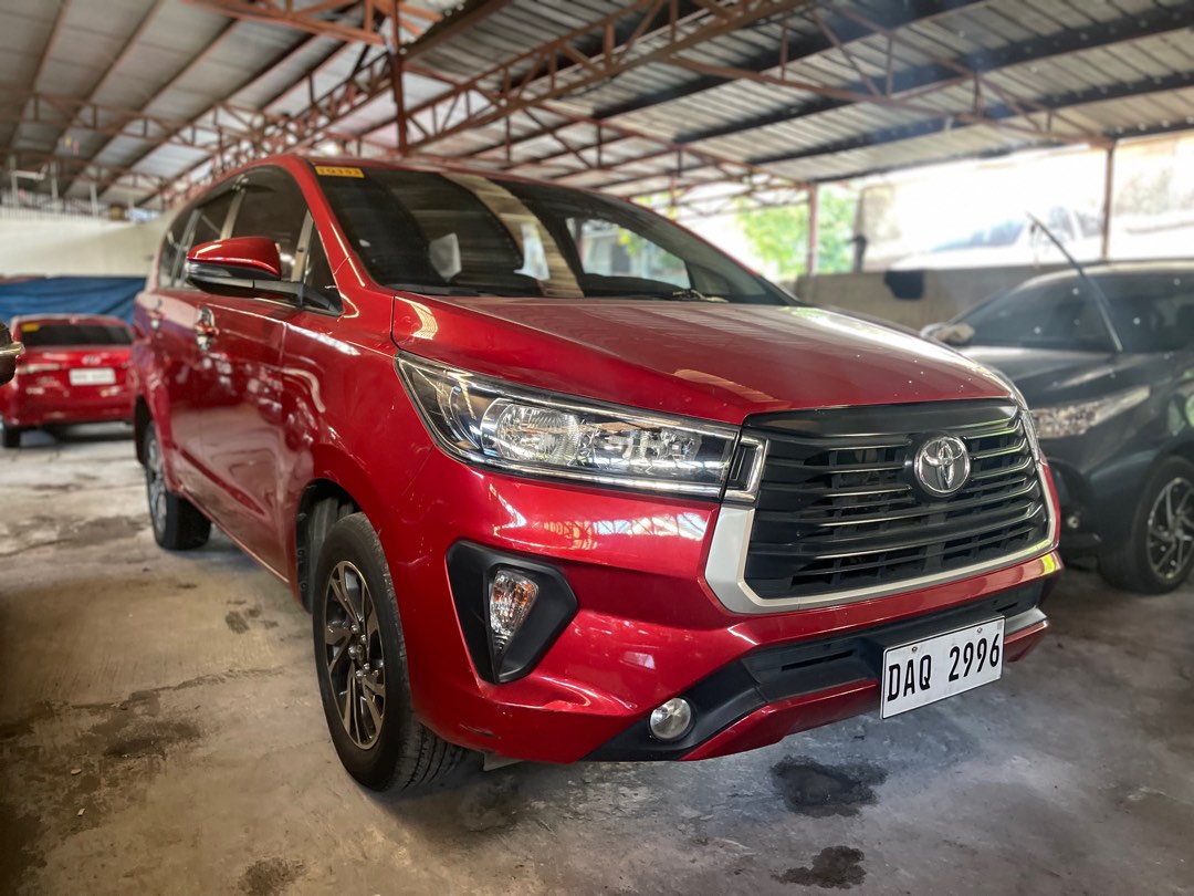 2022 Toyota Innova 2.8 E Automatic Red Mica Metallic Auto, Cars for ...