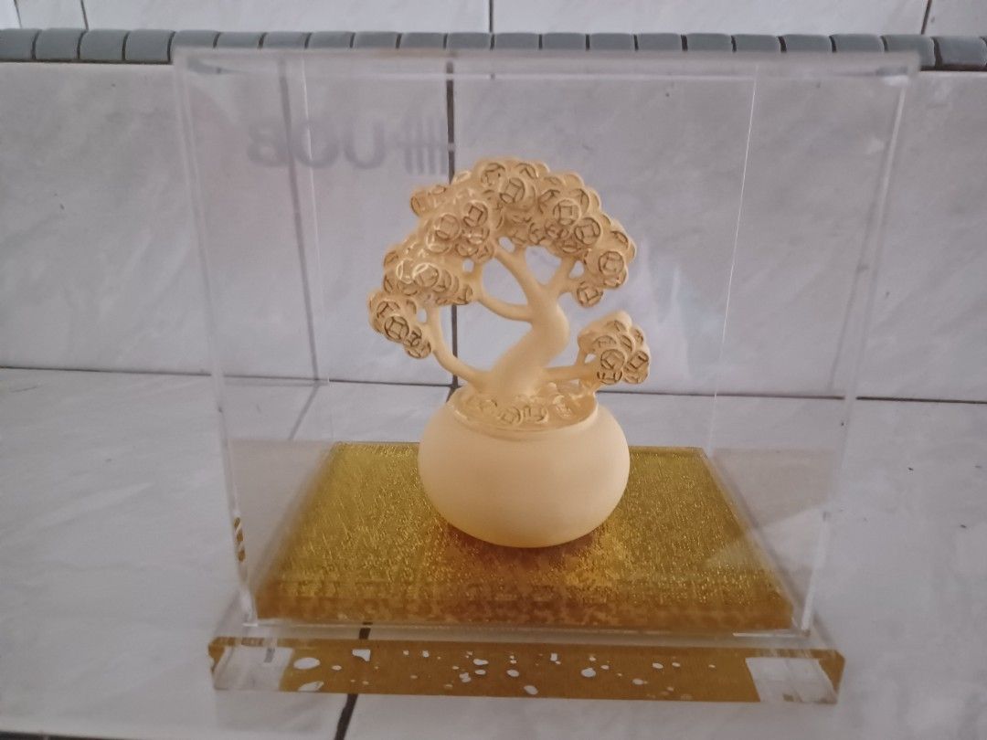 24k Gold Art Prosperity Tree, Furniture & Home Living, Home Decor ...
