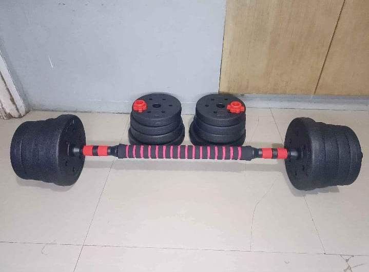 30 kg dumbbell set, Sports Equipment, Exercise & Fitness, Weights ...