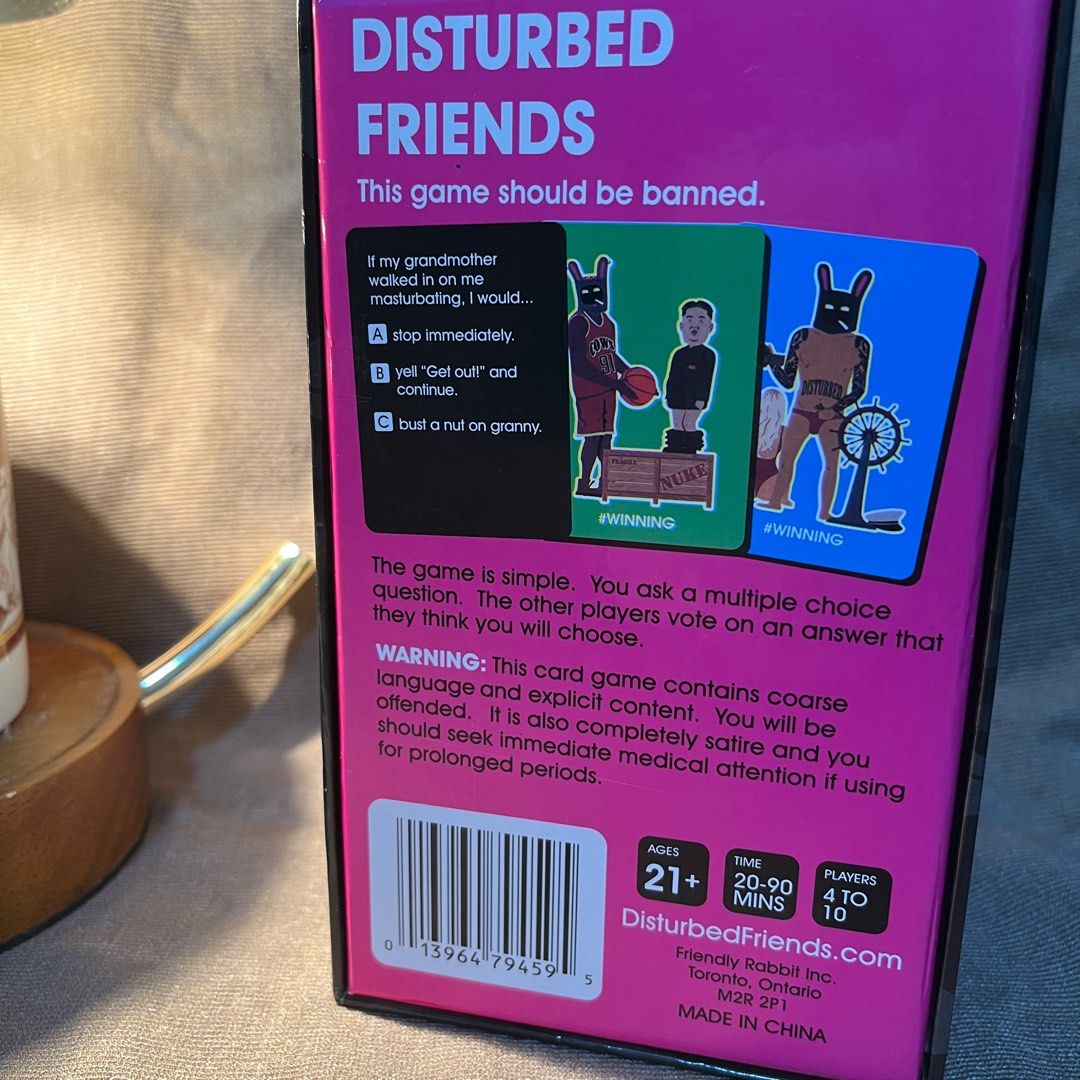80%新 Disturbed Friends桌遊 Board game 好友聚會必備Party Room 好玩刺激 大學生Ocamp, 興趣及 ...
