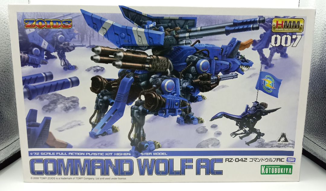 壽屋 KOTOBUKIYA Zoids HMM RZ 042 Command Wolf AC 限定 索斯機械獸, 興趣及遊戲, 玩具 & 遊戲 ...