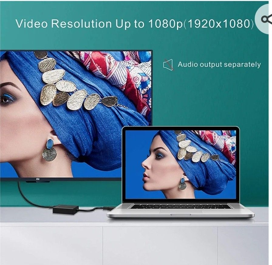 ABLEWE USB to HDMI Adapter, USB 3.0/2.0 to HDMI 1080P Video Graphics ...