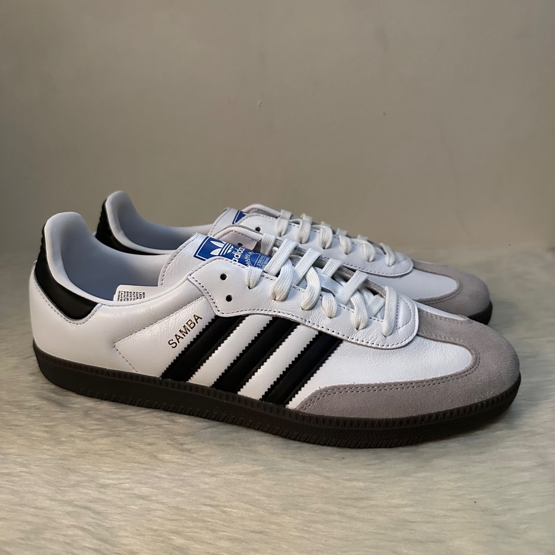 Adidas Samba OG White, Men's Fashion, Footwear, Sneakers on Carousell