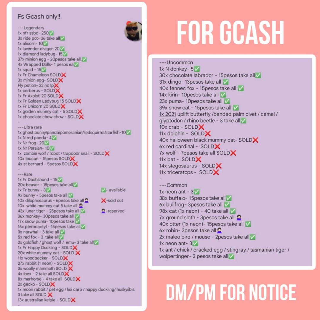 Adopt Me Pet amp admp for gcash, Video Gaming, Video Games, Others on ...