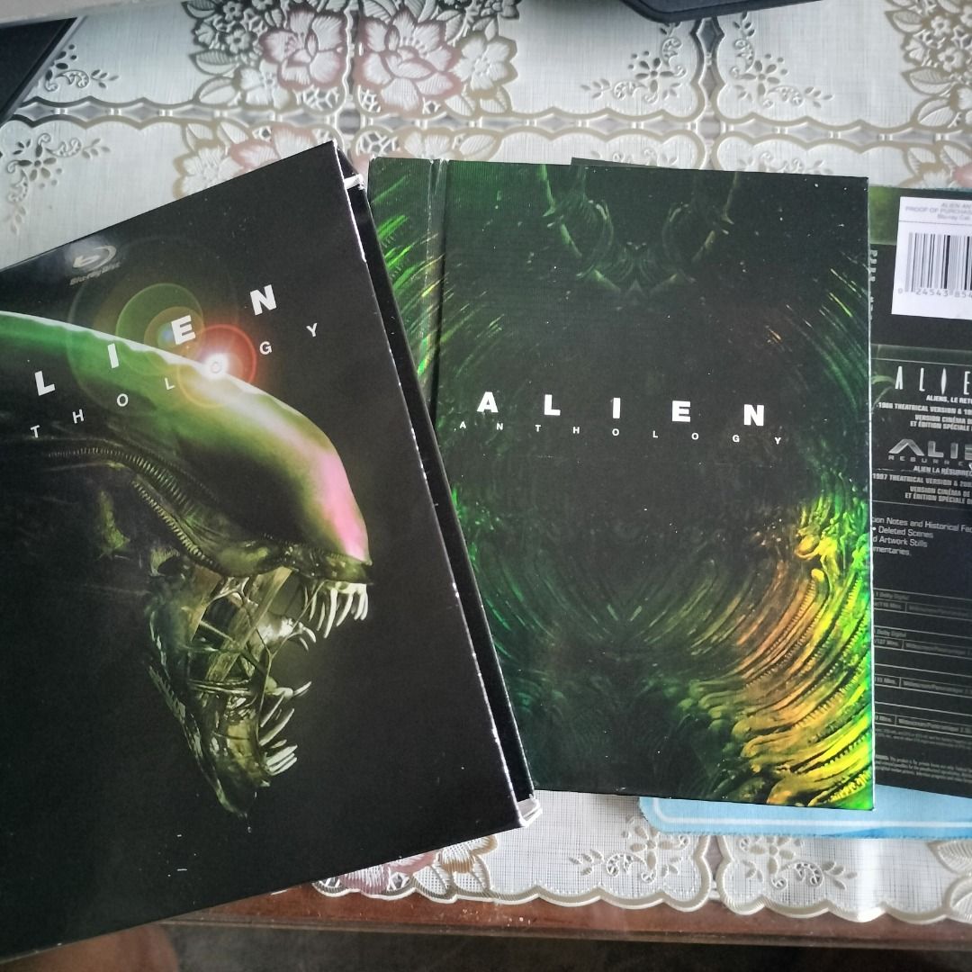 Alien Anthology Blu Ray 6 Disc Boxset USA (Alien/ Aliens/ Alien3/ Alien ...