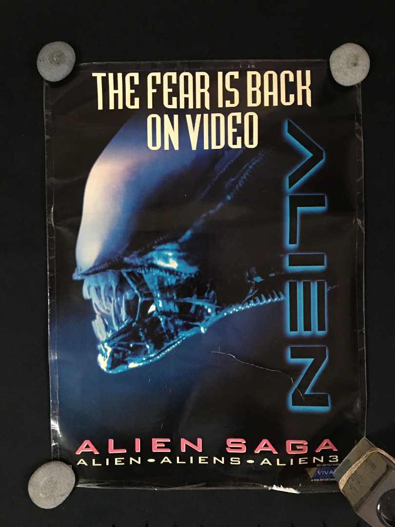 Alien Saga 17" 1/2 x 23" 1/2 Home Video Poster on Carousell