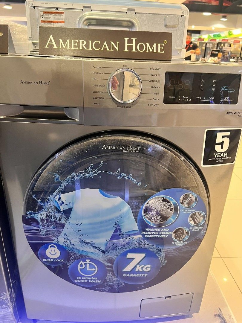 American home frontload washer/// topload washing machine, TV & Home ...