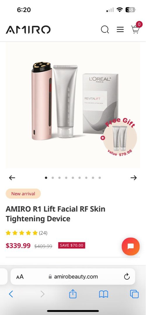 Amiro R1 lift facial device, Beauty & Personal Care, Face, Face Care on ...
