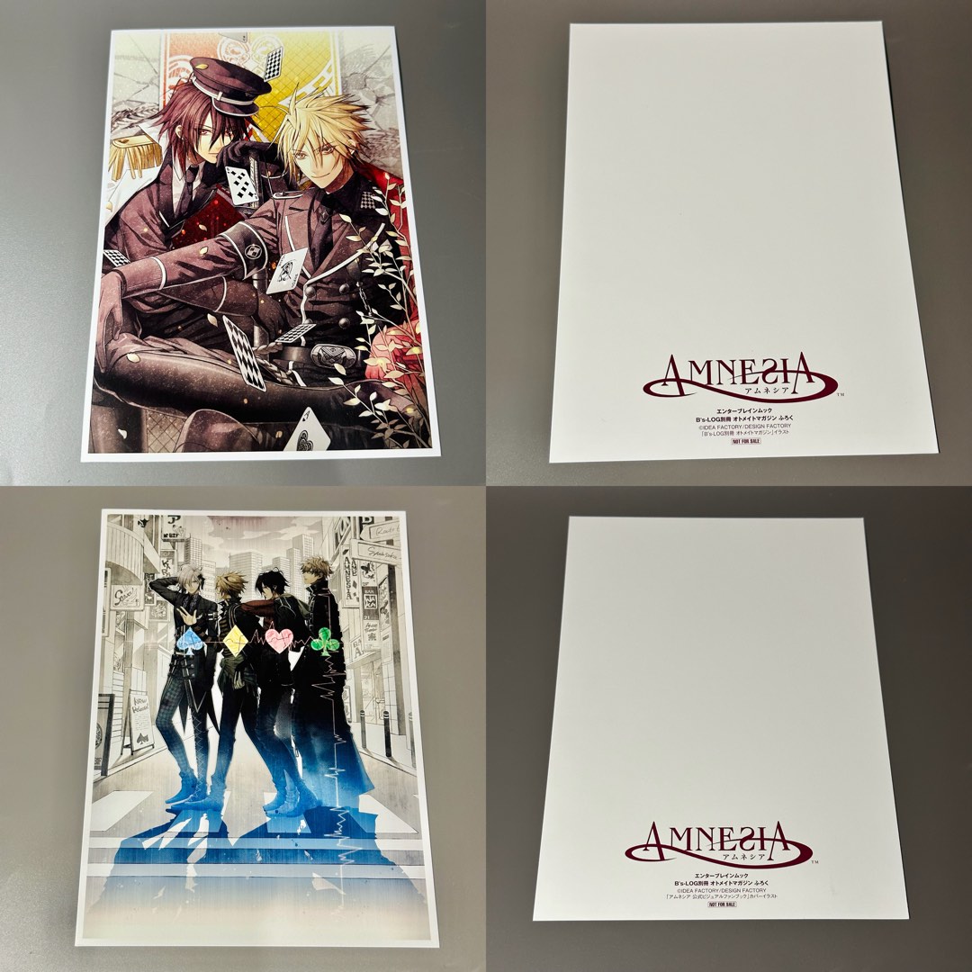 Amnesia Illustration Photo Card 21x14.8cm - Php 100 each on Carousell