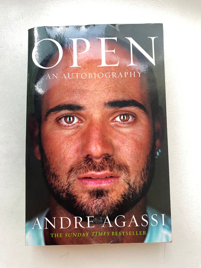 Andre Agassi - Open an Autobiography, 興趣及遊戲, 收藏品及紀念品, 明星周邊 - Carousell
