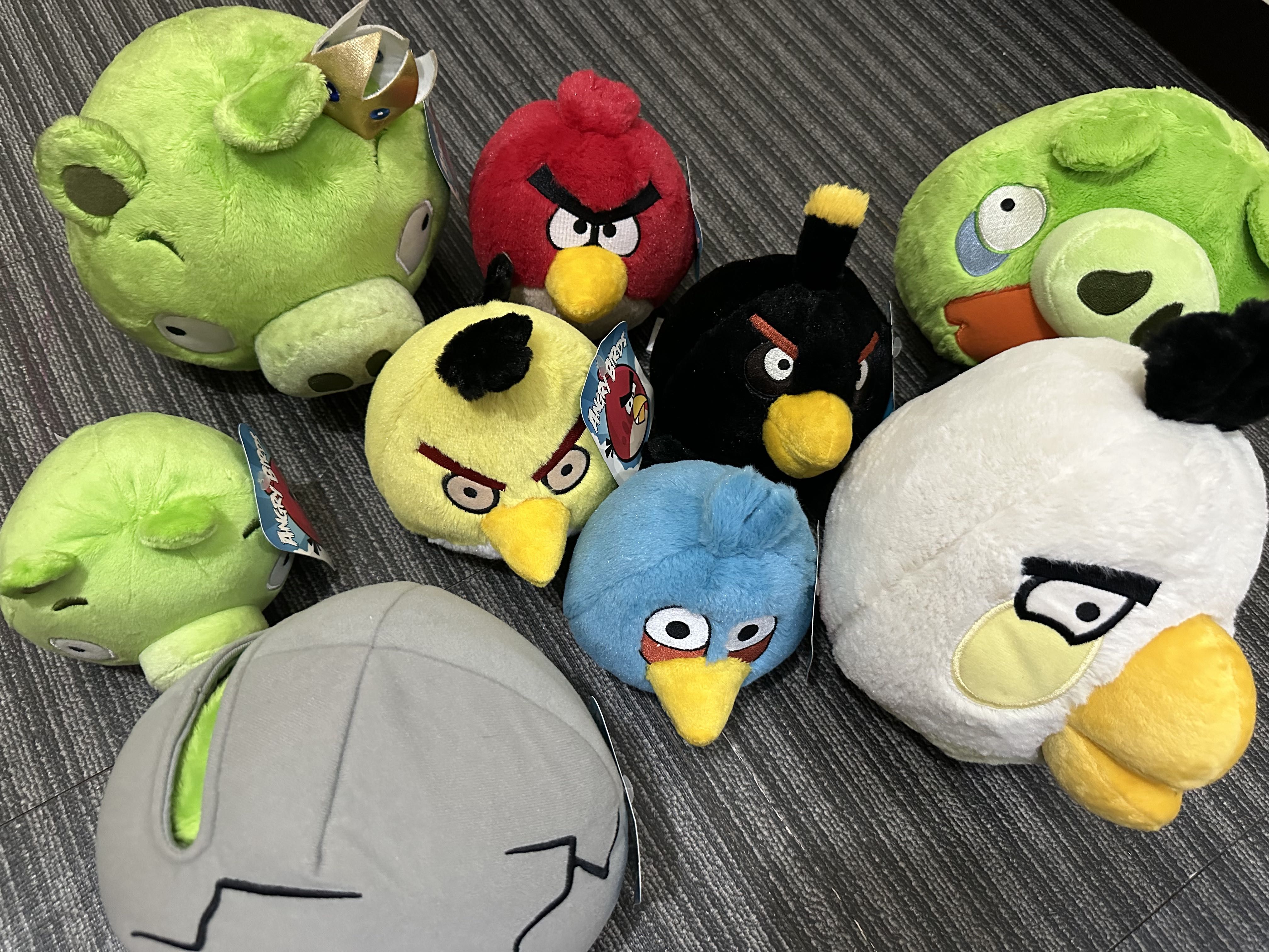 Angry Birds Stuffed Toys, Hobbies & Toys, Toys & Games on Carousell