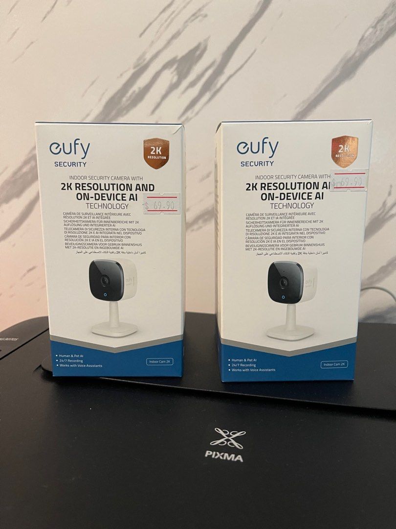 Anker eufy 2K wired camera, Furniture & Home Living, Security & Locks ...