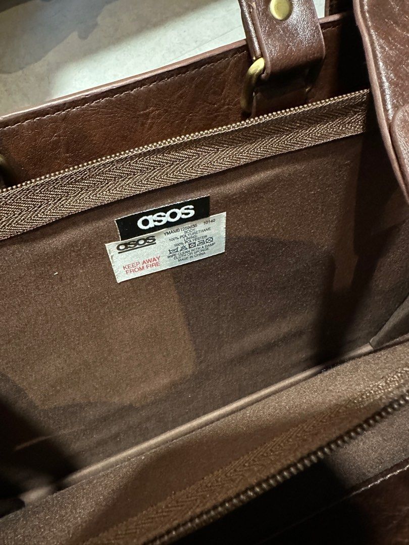 asos briefcase