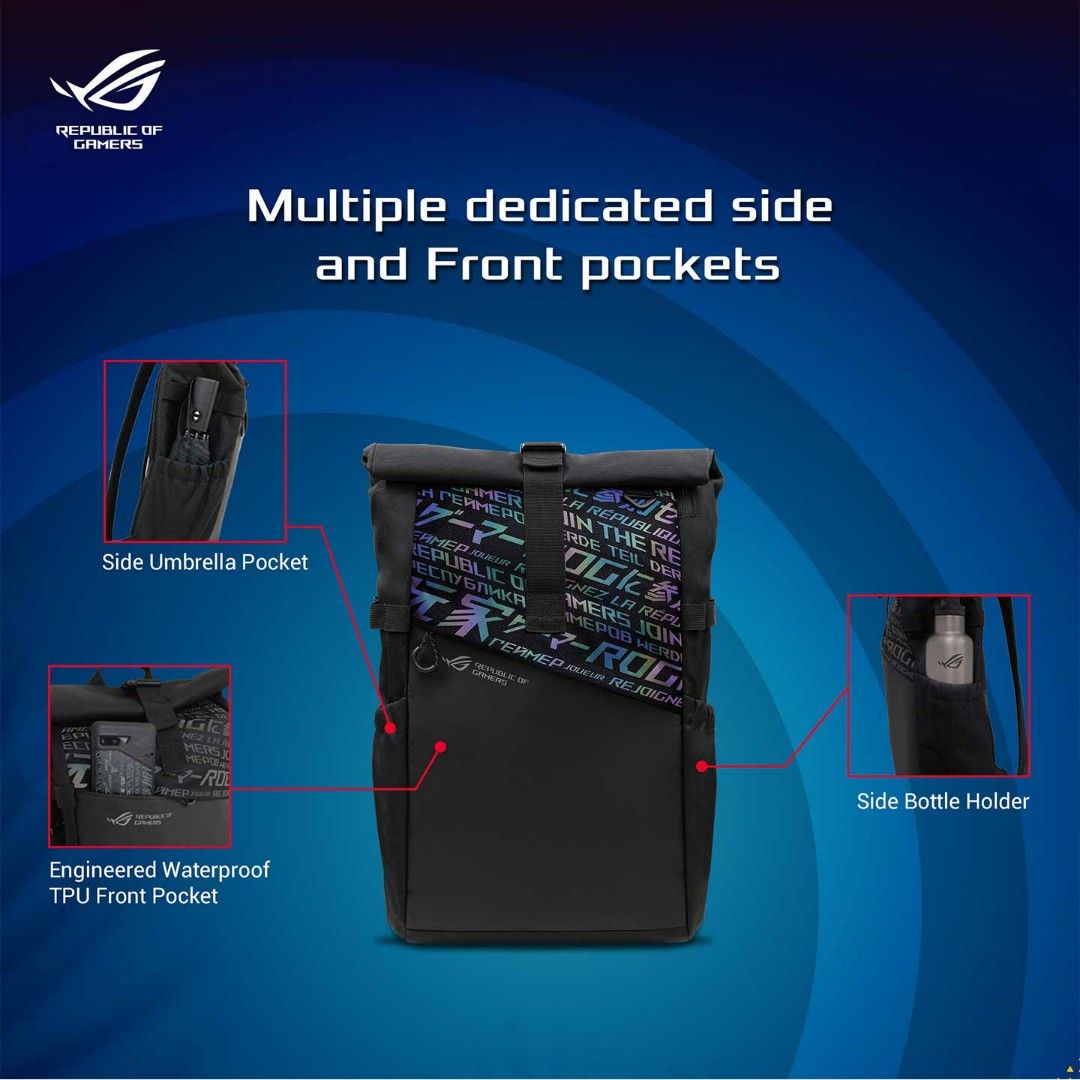 Asus ROG BP4701 Gaming Backpack, Computers & Tech, Parts & Accessories ...