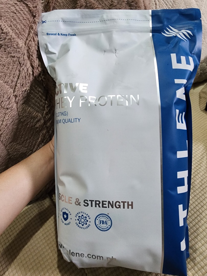 Athlene Whey Protein 5 lb | Vanilla Flavor, Health & Nutrition, Health ...