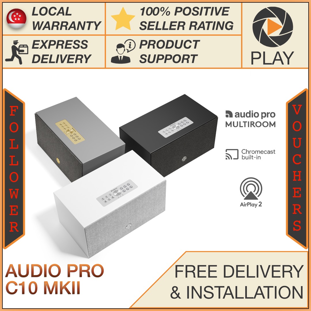 Audio Pro C10 MKII Wireless multiroom speaker (Audiopro C10 MKII ...