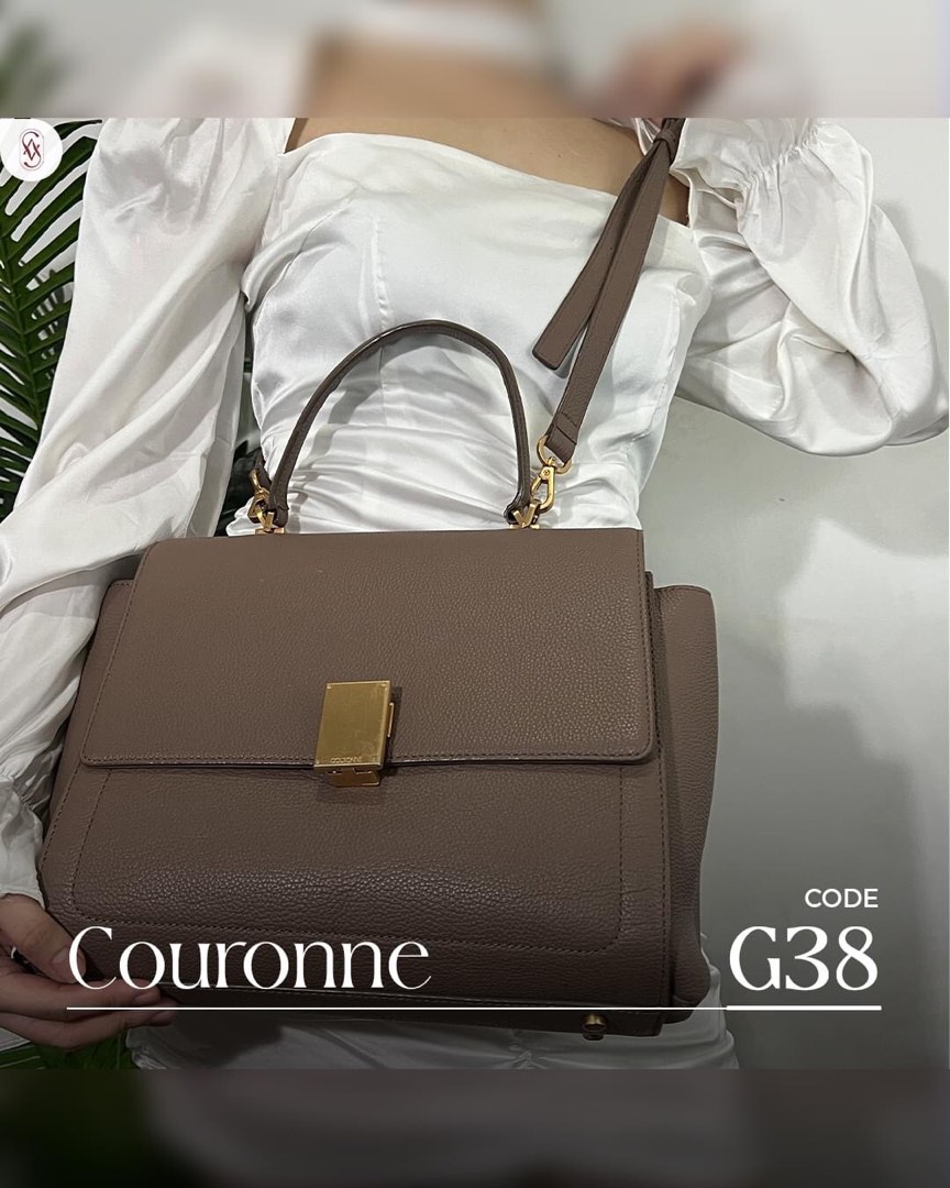 Authentic Preloved Couronne 2 way bag, Luxury, Bags & Wallets on Carousell