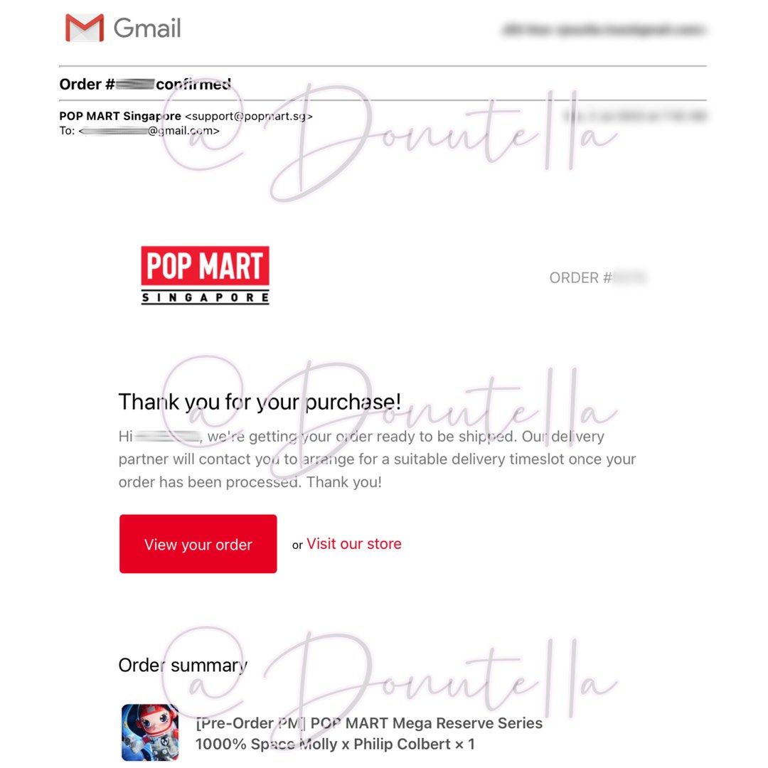 Authentic SG POPMart 1000% MEGA RESERVE SERIES LOBSTER SPACE MOLLY X ...