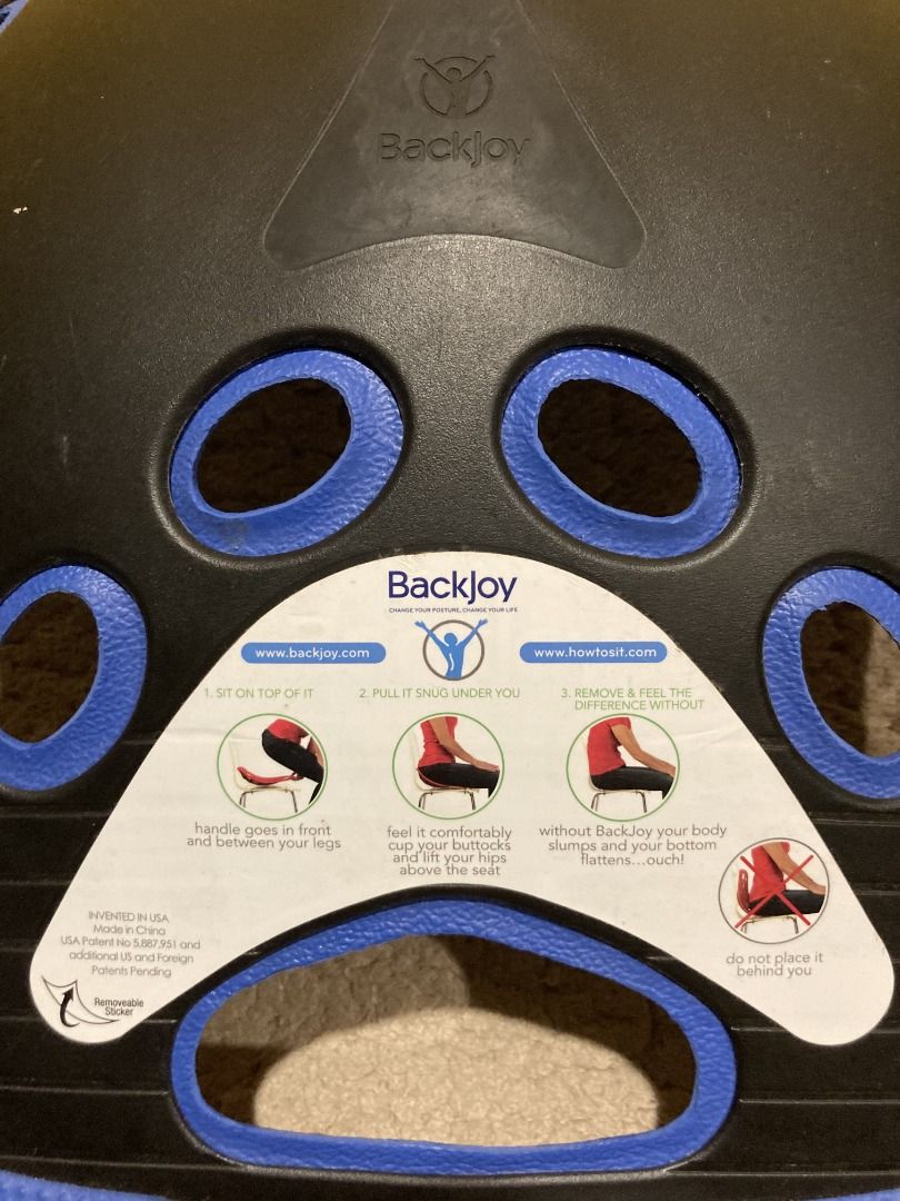 Backjoy - SitSmart Posture Plus Seat, Furniture & Home Living, Office Furniture & Fixtures on ...