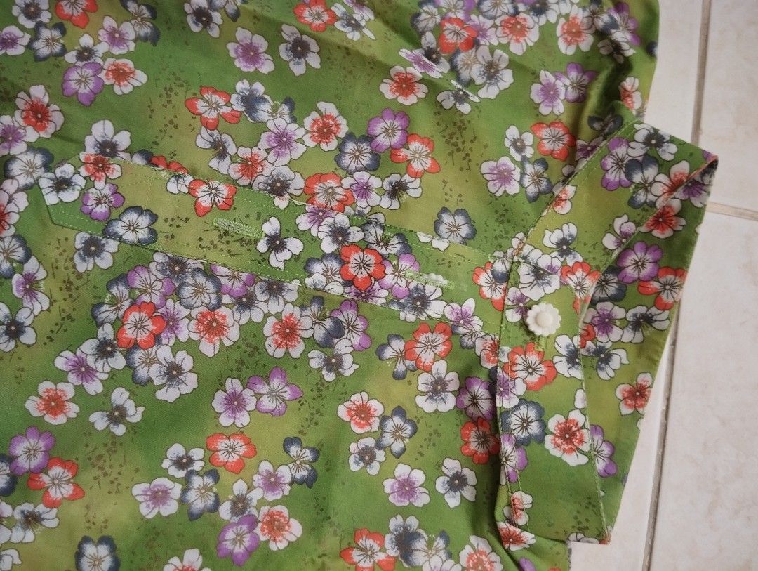 Baju kurung kolar baju melayu, Women's Fashion, Muslimah Fashion, Baju ...