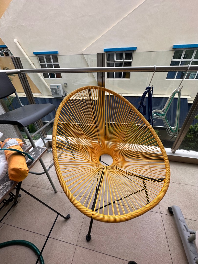 Balcony outdoor chair, Furniture & Home Living, Outdoor Furniture on ...