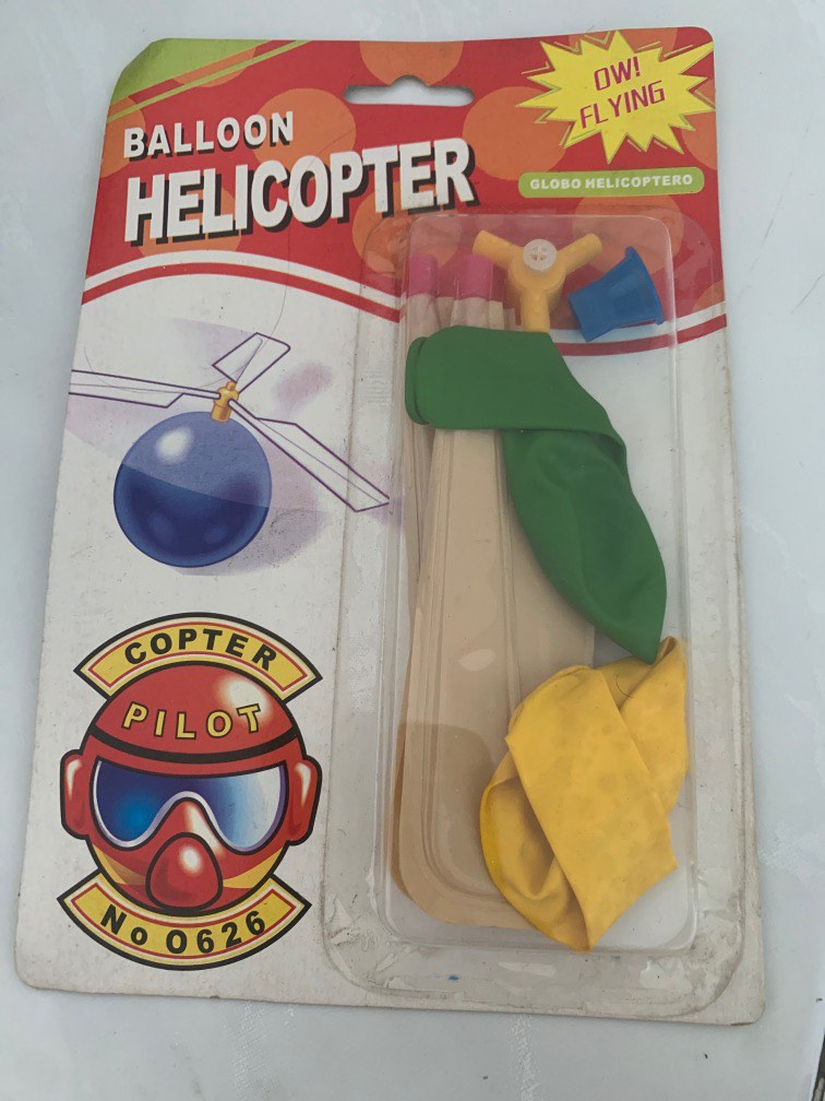 Balloon Helicopter, Hobbies & Toys, Toys & Games on Carousell