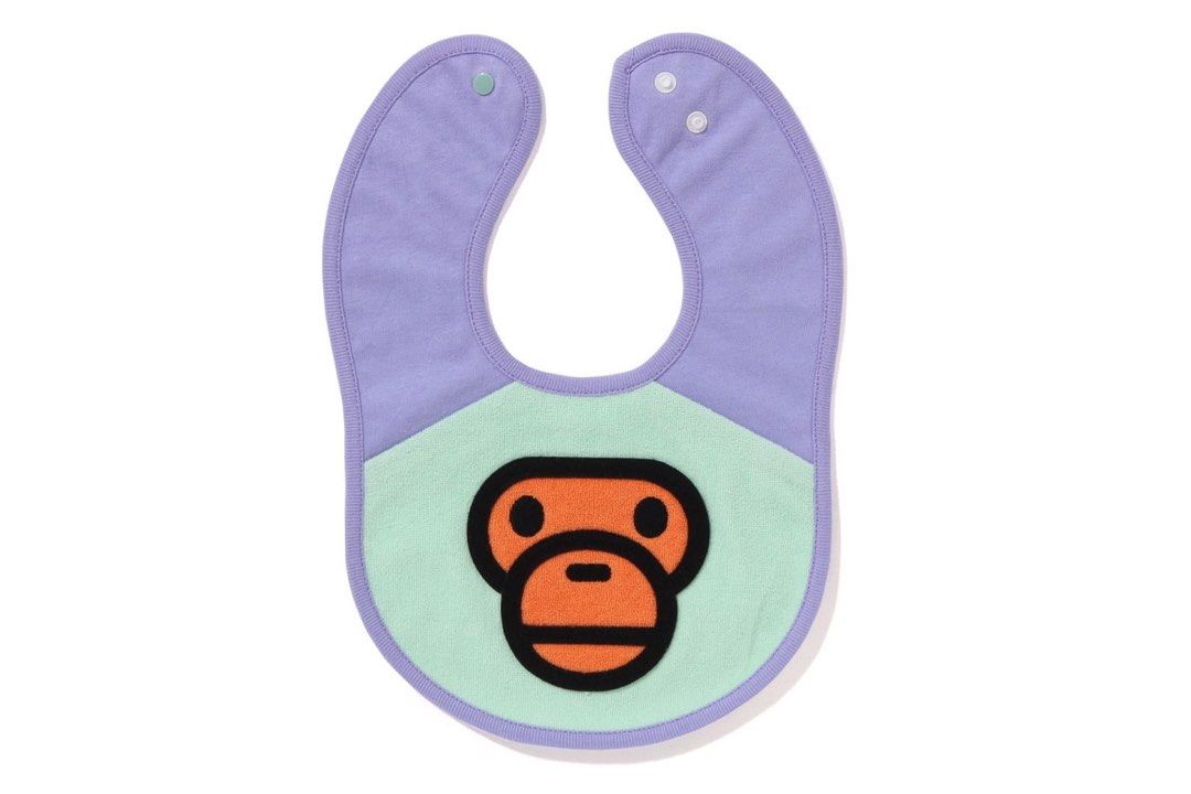 BAPE BABY MILO PILE BIB, Babies & Kids, Babies & Kids Fashion on Carousell