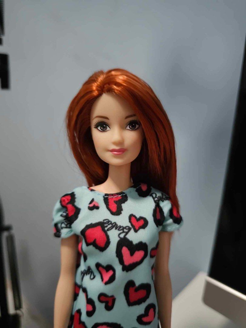 Barbie Redhead Heart Dress (2015), Hobbies & Toys, Toys & Games on ...