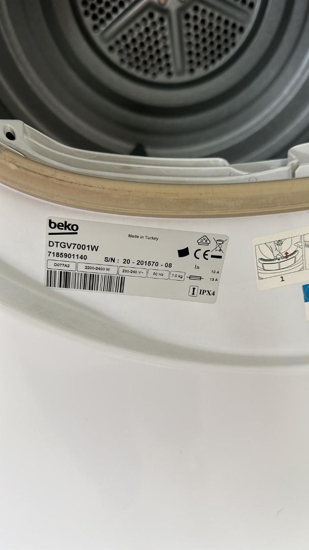 Beko dryer, TV & Home Appliances, Washing Machines and Dryers on Carousell