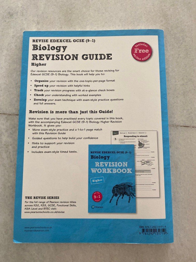 Biology Edexcel Gcse Revision Guide Hobbies And Toys Books And Magazines