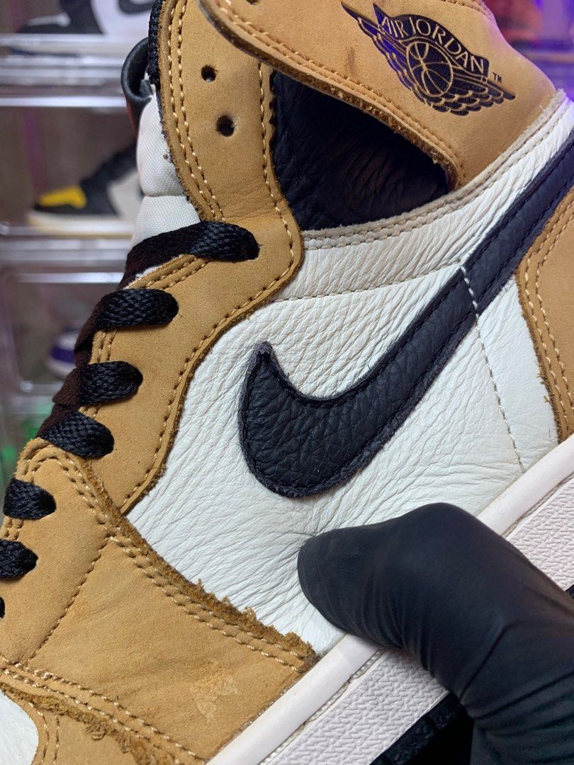 BISA COD / REKBER , AIR JORDAN 1 RETRO HIGH ROOKIE OF THE YEAR GOLD ...