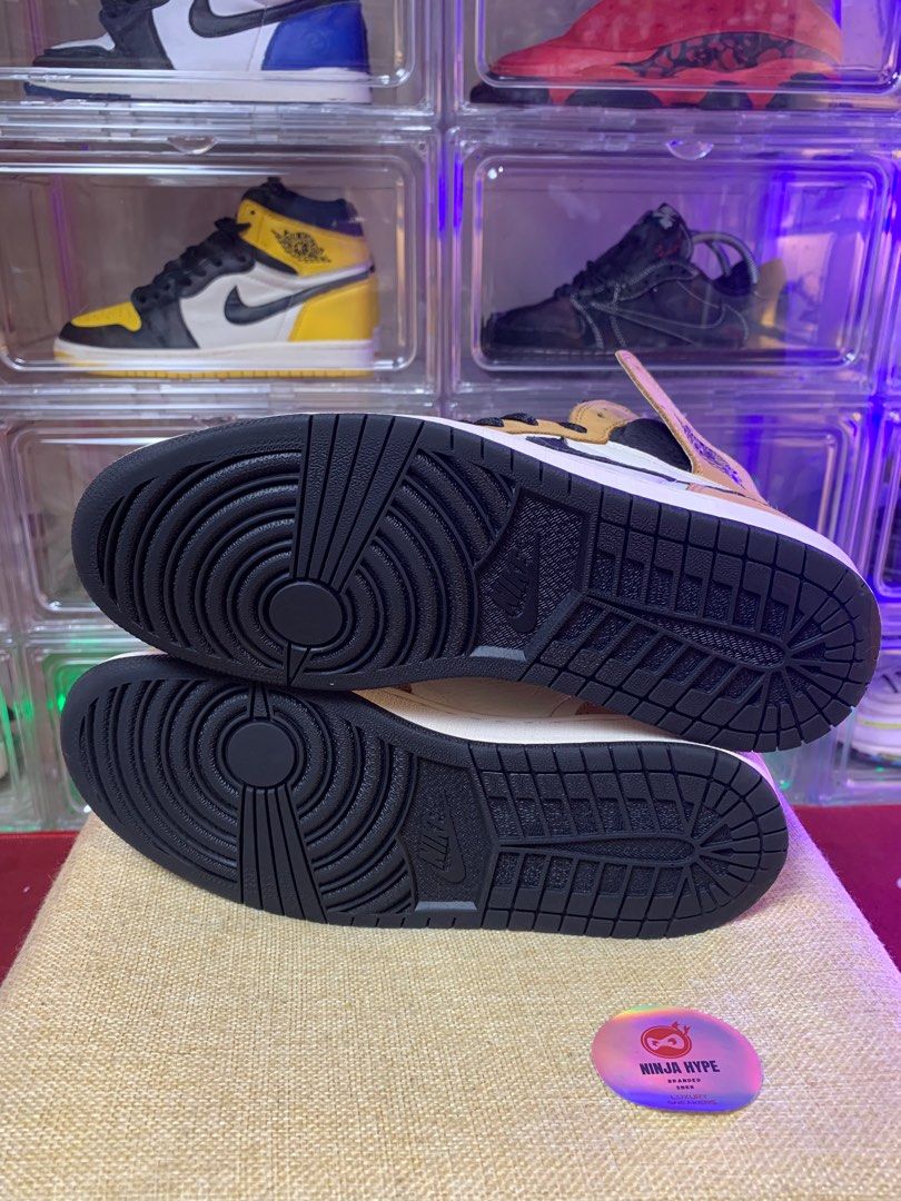 BISA COD / REKBER , AIR JORDAN 1 RETRO HIGH ROOKIE OF THE YEAR GOLD ...