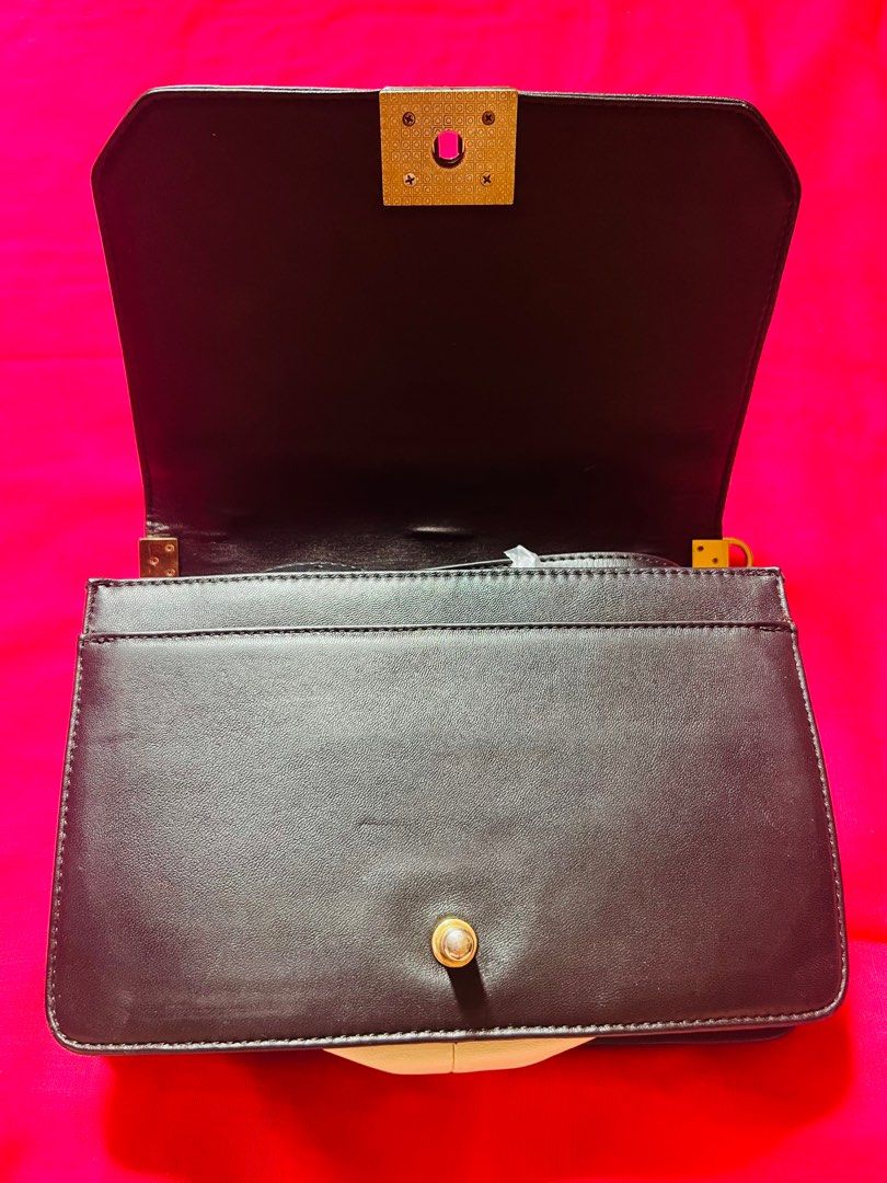 Black and White bag - with strap on Carousell