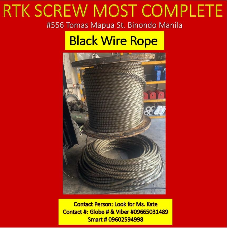 Black Wire Rope on Carousell