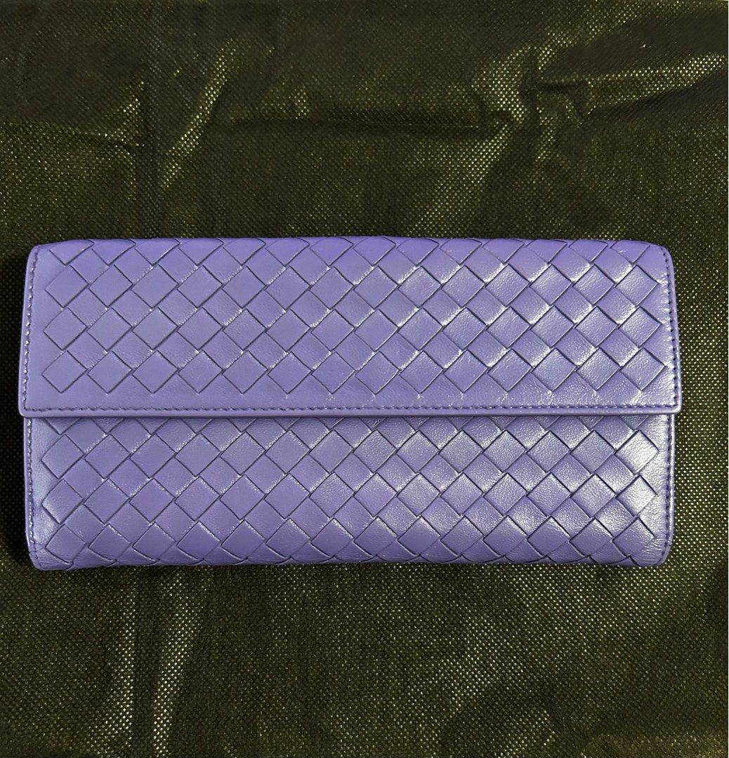 Bottega Veneta Long Wallet In Intrecciato Leather, Luxury, Bags ...