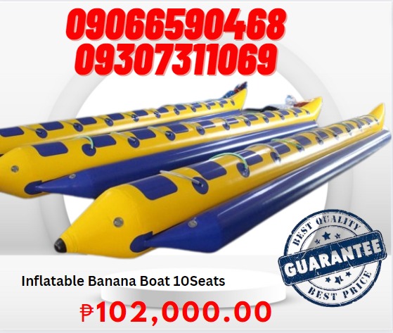 Brand New Inflatable Banana Boat 10 Seats, Sports Equipment, Sports ...
