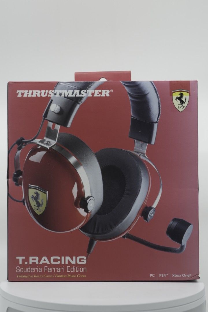 Brand New THRUSTMASTER t.racing Scuderia Ferrari Edition Headset, Audio ...